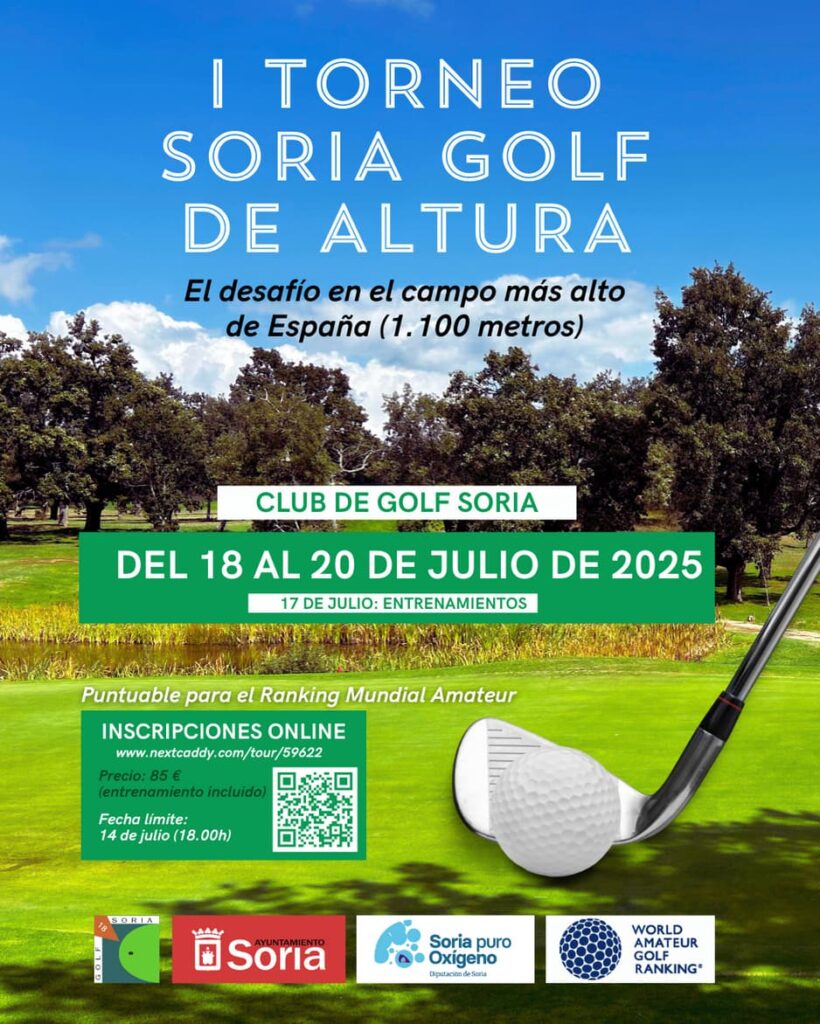 INSCRIPCIONES – El I Torneo Soria Golf de Altura, cita puntuable para el Ranking Mundial Amateur ...
